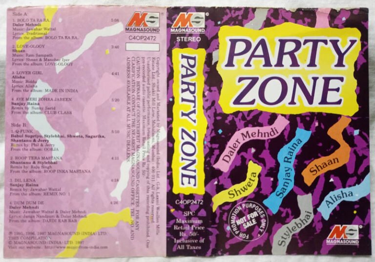 Party Zone Hindi Audio Cassette - Tamil Audio CDs, Hindi Audio CDs ...