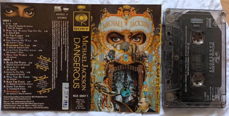 Michael Jackson Dangerous Album Audio Cassette - Tamil Audio CDs, Hindi ...